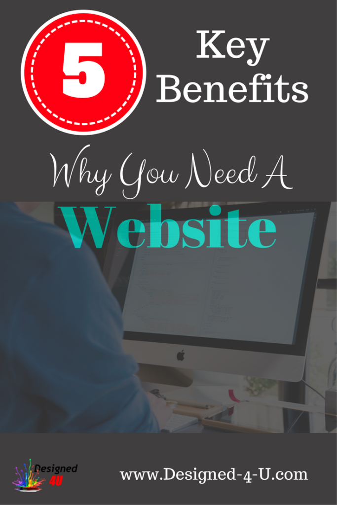 5 Key Benefits Why You Need A Website For Your Business – Designed 4 U
